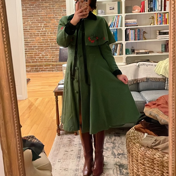 Modcloth | Jackets & Coats | Modcloth Colectiff Green Princess Coat ...